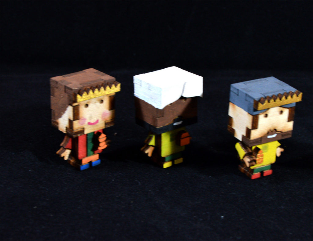Nacimiento de Madera Cubos Minecraft - Manos Inkietas