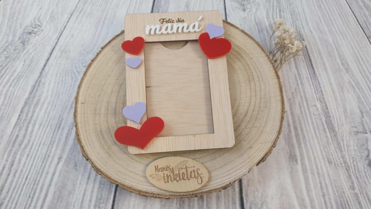 Marco de Fotos con Imán Día de las Madres - Manos Inkietas