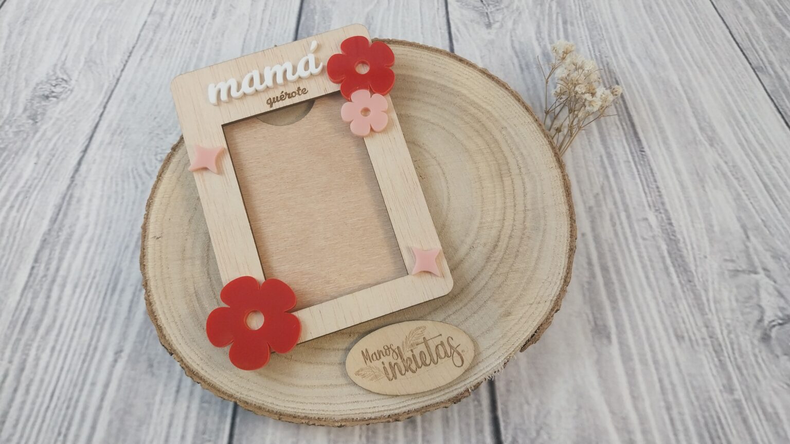 Marco de Fotos con Imán Día de las Madres - Manos Inkietas