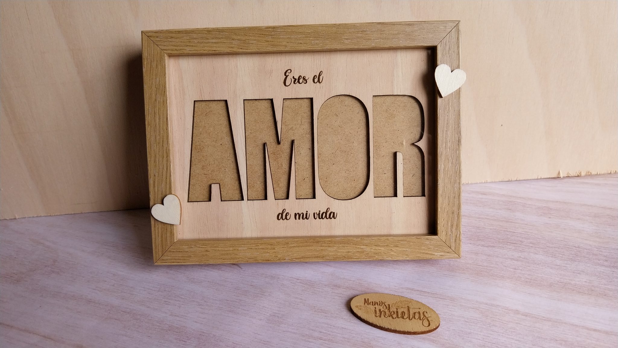 Marco para Fotos de Parejas Eres el Amor de mi Vida - Manos Inkietas