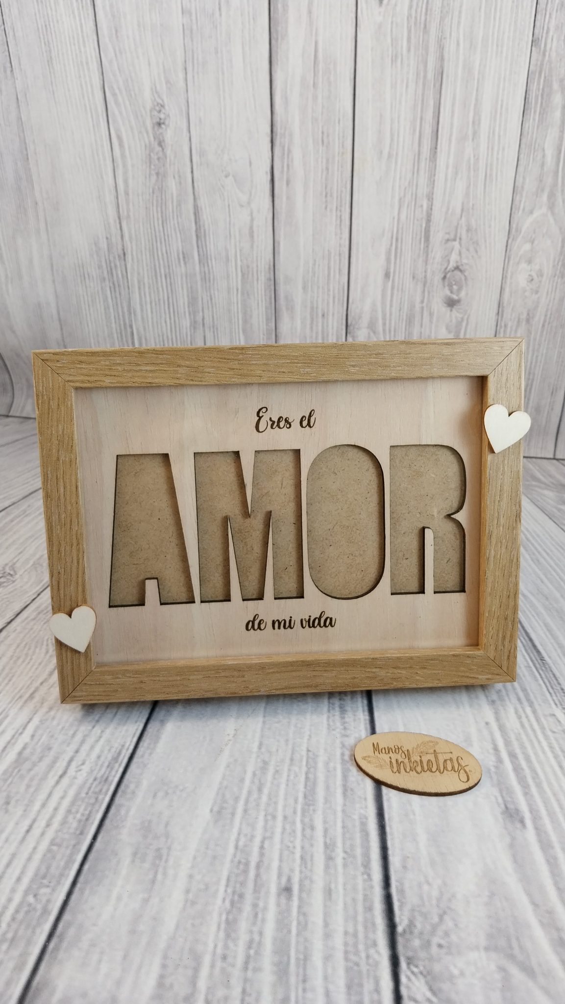Marco para Fotos de Parejas Eres el Amor de mi Vida - Manos Inkietas